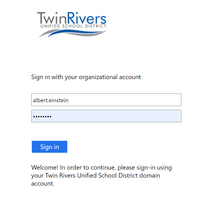 Twin Rivers - TRUSD Apps Portal